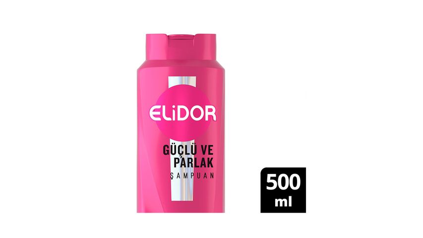 Elidor Güçlü & Parlak Şampuan 500 ml - yemeksepeti.com