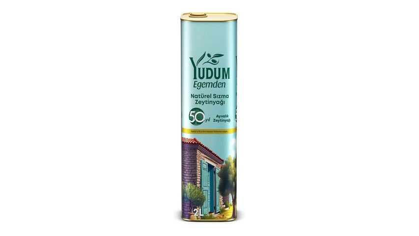 Yudum Egemden 50. Yıl Özel Sızma Ayvalık Zeytinyağı Teneke 2 L ...